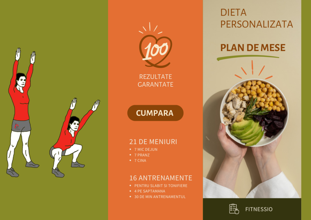 Plan complet de slabit cu dieta si exercitii fizice